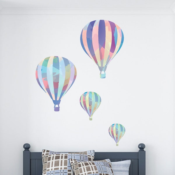 Hot Air Balloon Wall Decal - Etsy