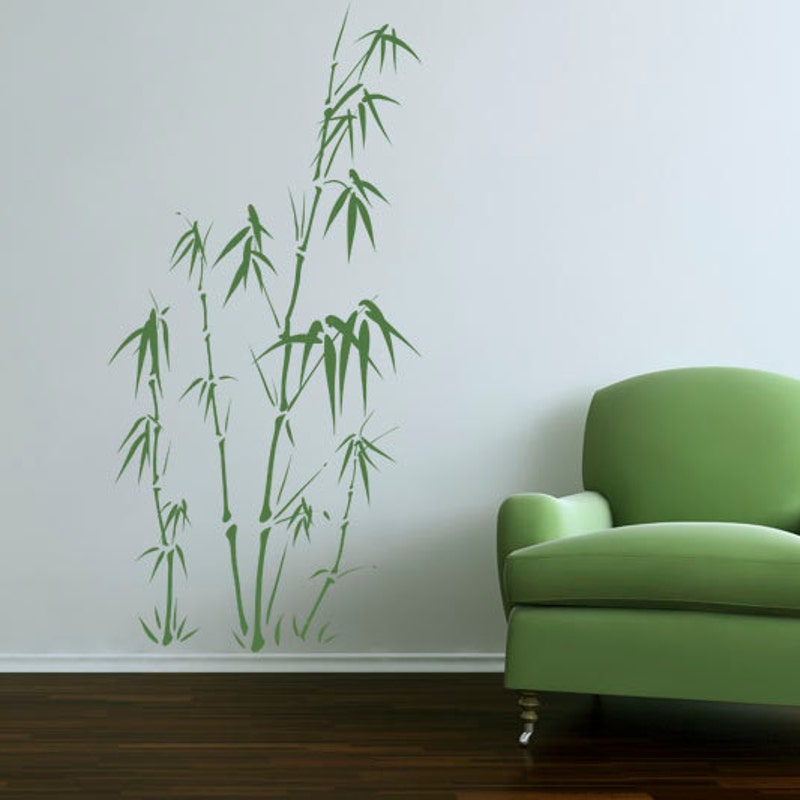 Bamboo Wall Decal - Etsy