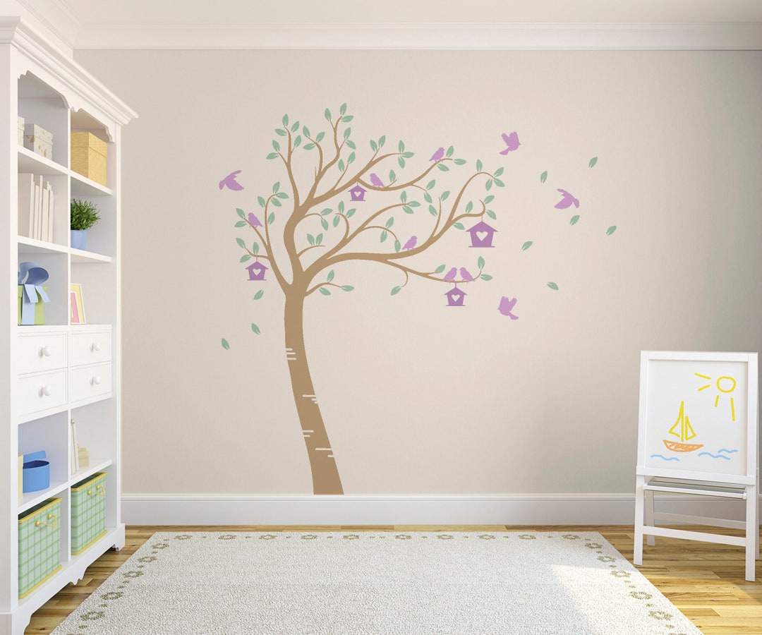 Full Size 'the Little Birdhouse Tree' Custom Made to Order Vinyl Matte ...