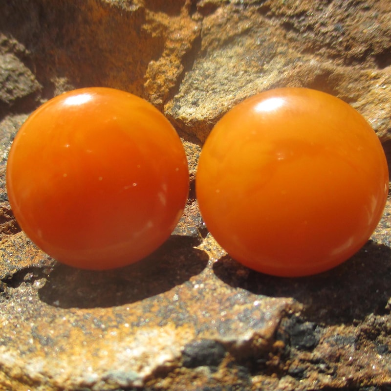 Orange Bakelite - Etsy