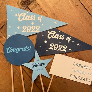 Graduation Party Decorations Class of 2025 UCLA Printables Customizable ...