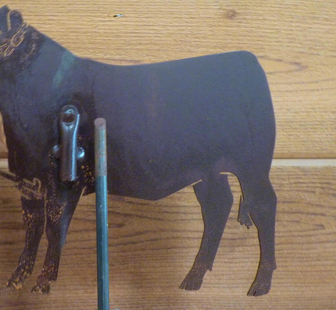 Man Showmanship Steer Garden Stake Laser-Cut Design Natural | Etsy