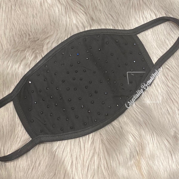 Bling Face Mask With Filter - Etsy