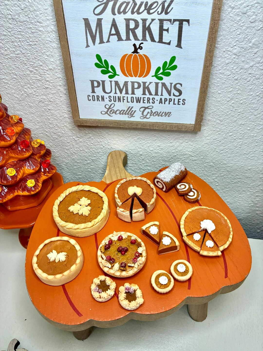 1:6 Pumpkin Pies Pumpkin Loaf Fall Baked Goods for 8-12” Dolls. Pumpkin ...