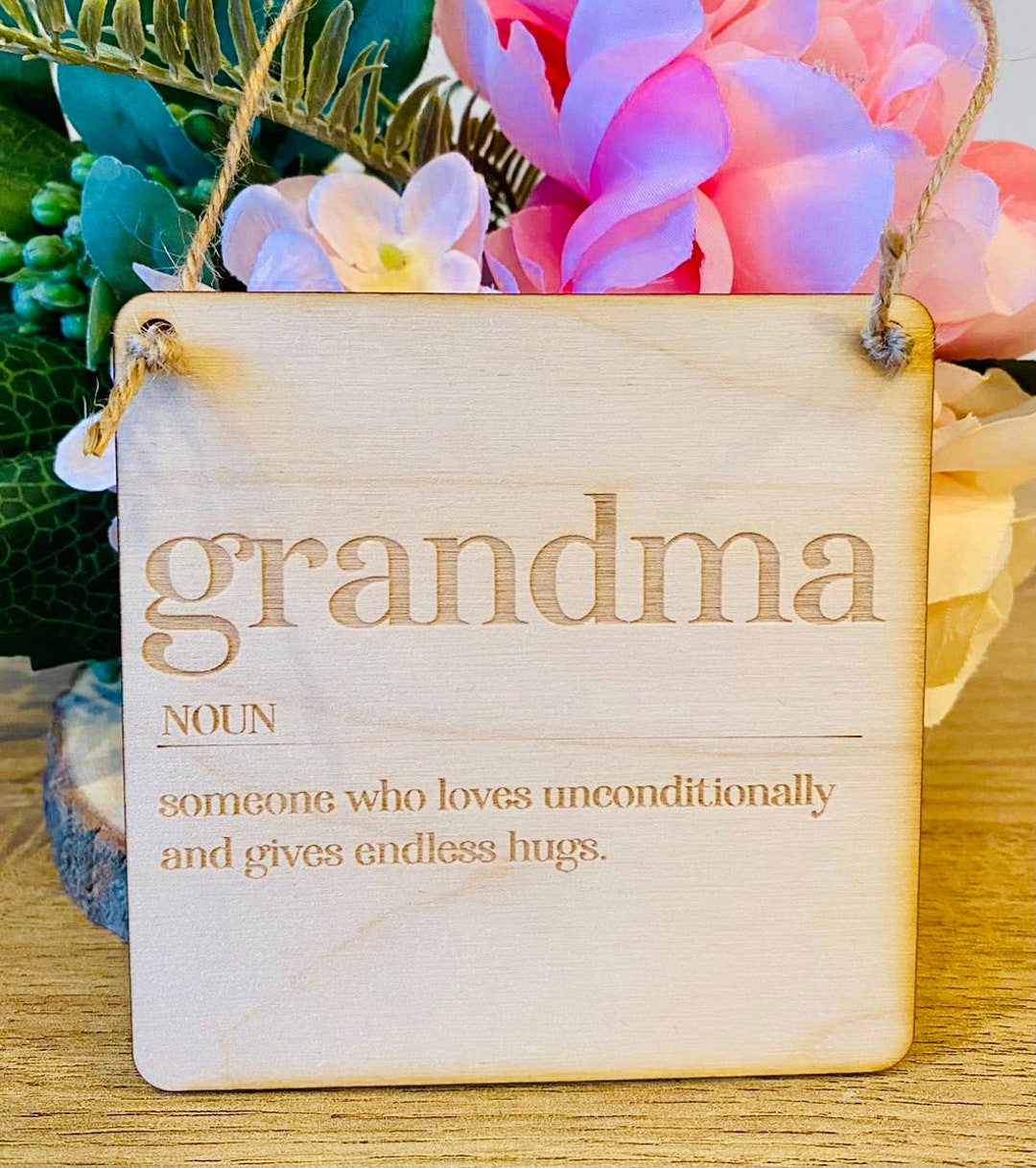 Personalised Grandma Engraved Wooden Plaque|gifts for Grandma | Grandma ...