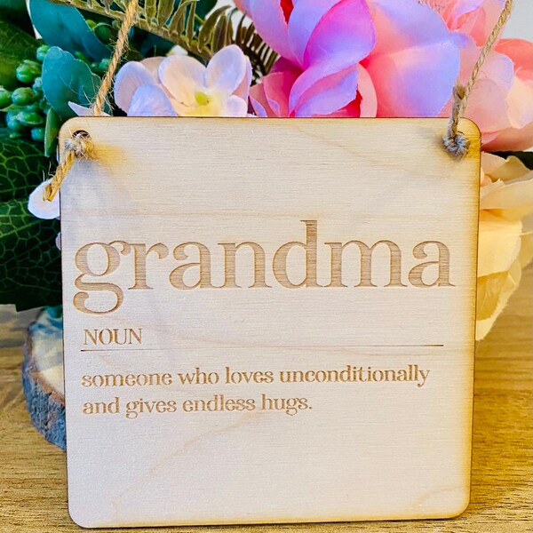 Mothers Day Personalized Gifts For Grandma Custom Photo Pcture Wooden ...