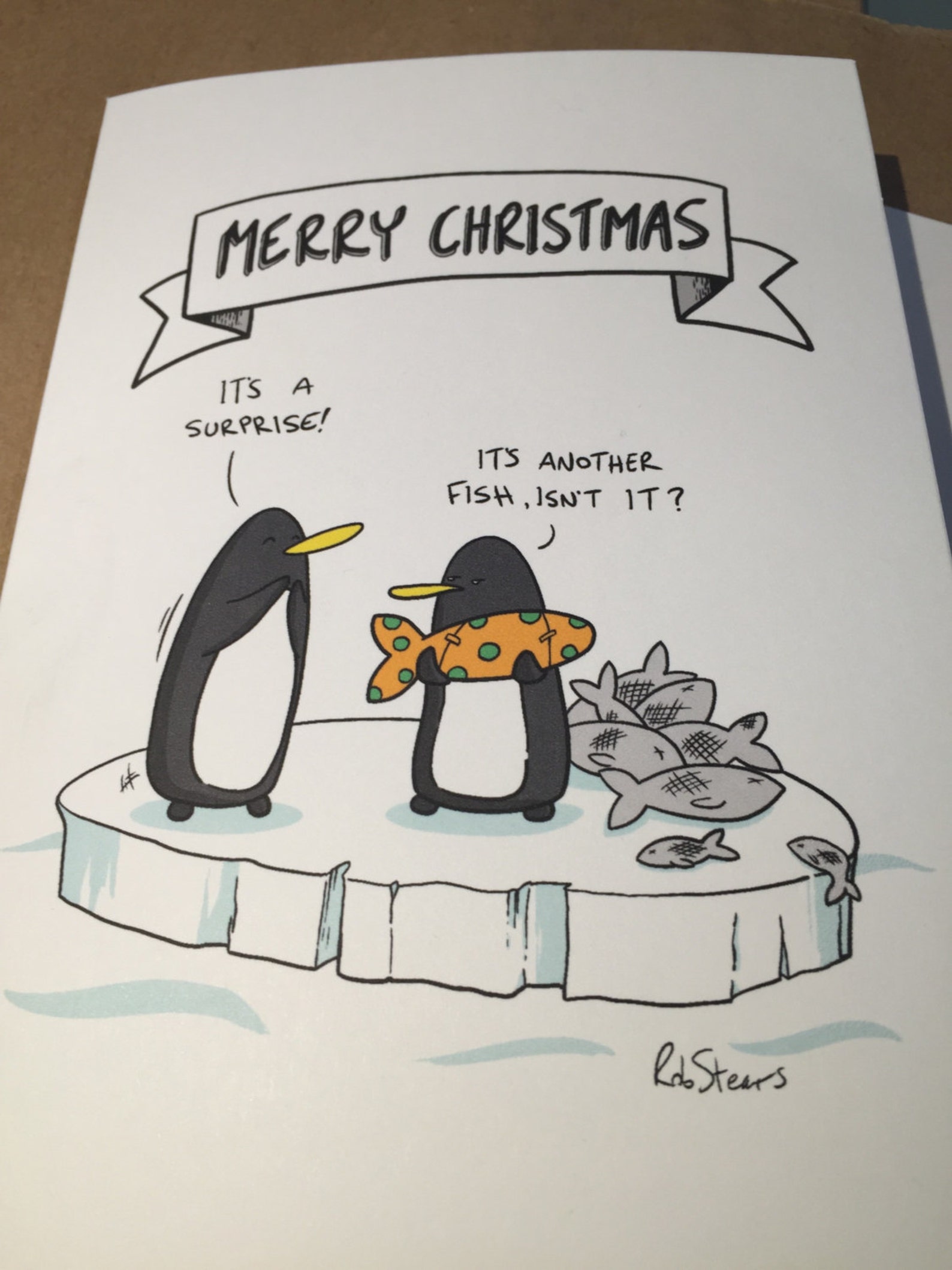 Funny Christmas Card a Penguin Christmas - Etsy Ireland