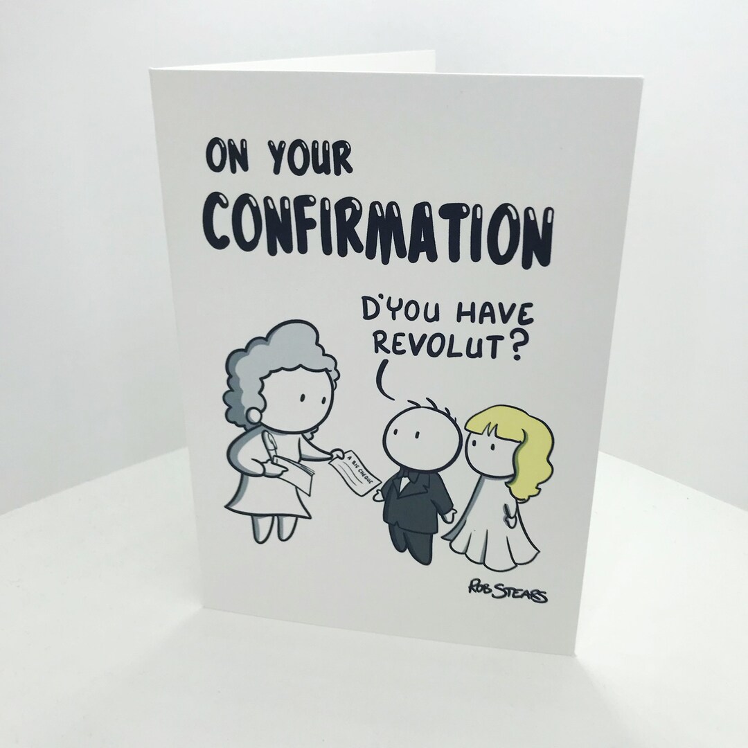Funny Confirmation Card - Etsy