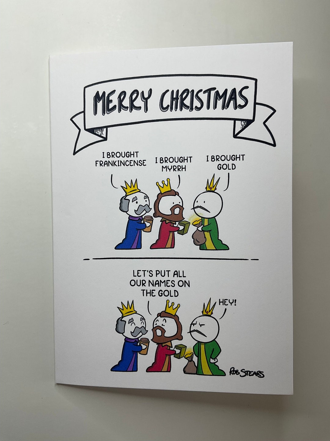 Three Wise Men Christmas Card - Etsy