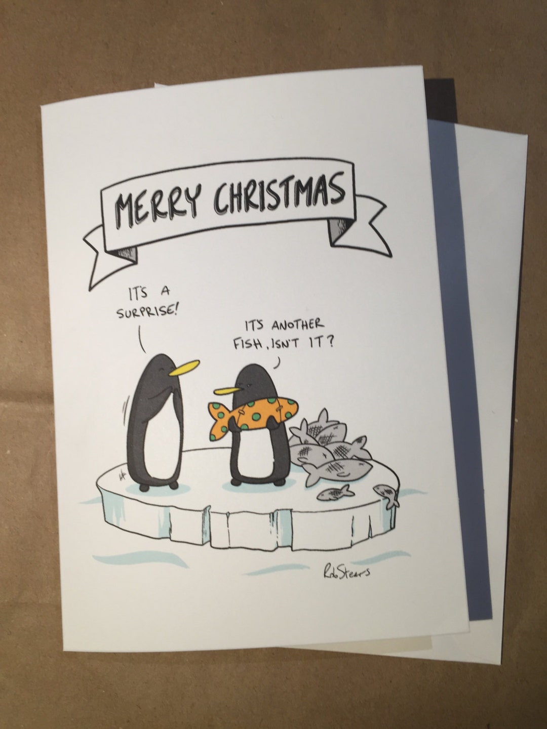 Funny Christmas Card a Penguin Christmas - Etsy Ireland