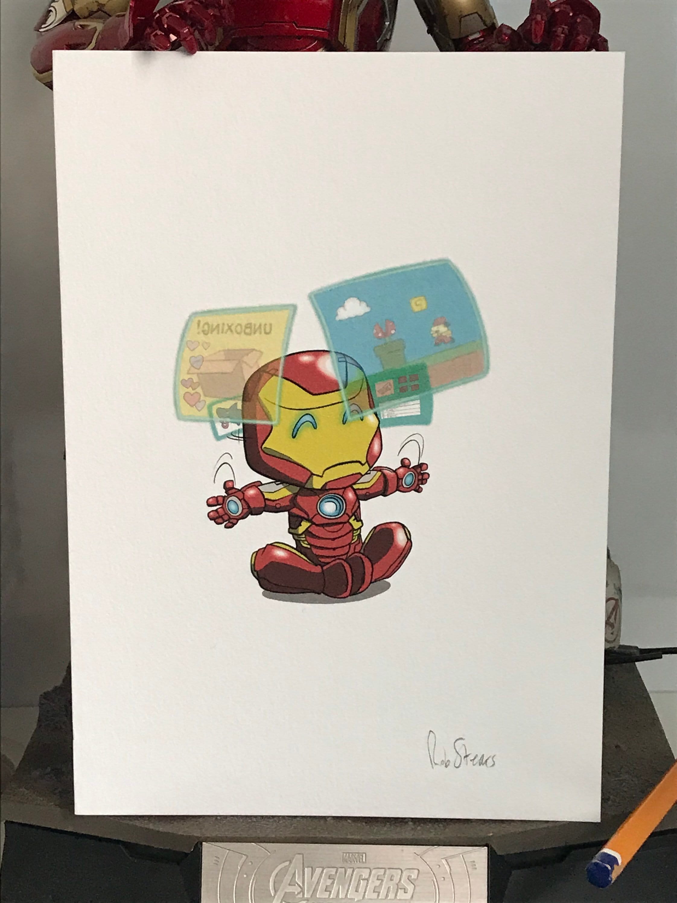 Baby Iron Man Drawing