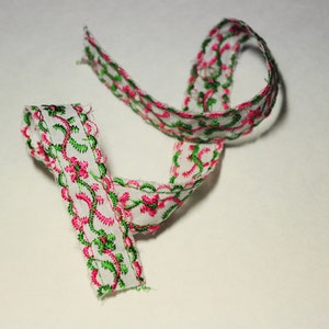5/8 Inches Wide Multi-color Embroidered Cotton Lace Trim Sold - Etsy