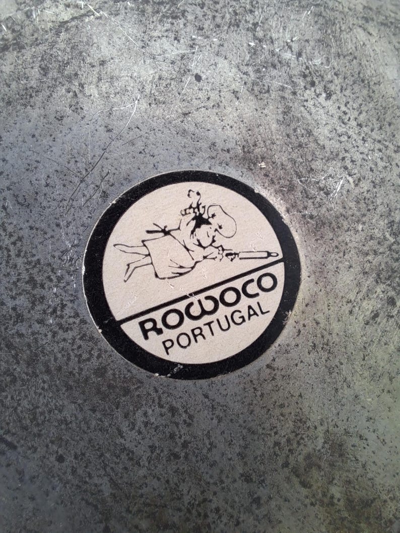 Rare Vintage Rowoco Jello Mold Oval Shell Shaped Tin With Lid From ...