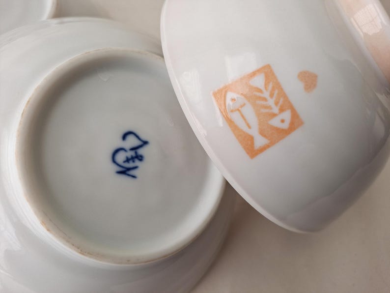 Adorable Japanese Cat Rice Bowls Set of 3 - Etsy