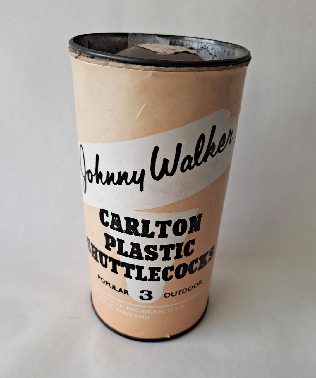 Vintage Johnny Walker Carlton Plastic Shuttlecock Can - Etsy