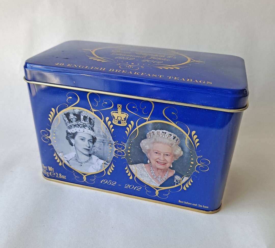 Queen Elizabeth Commemorate Diamond Jubilee Breakfast Tea Tin - Etsy