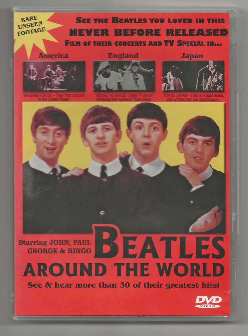 The Beatles – Beatles Around the World DVD - Etsy