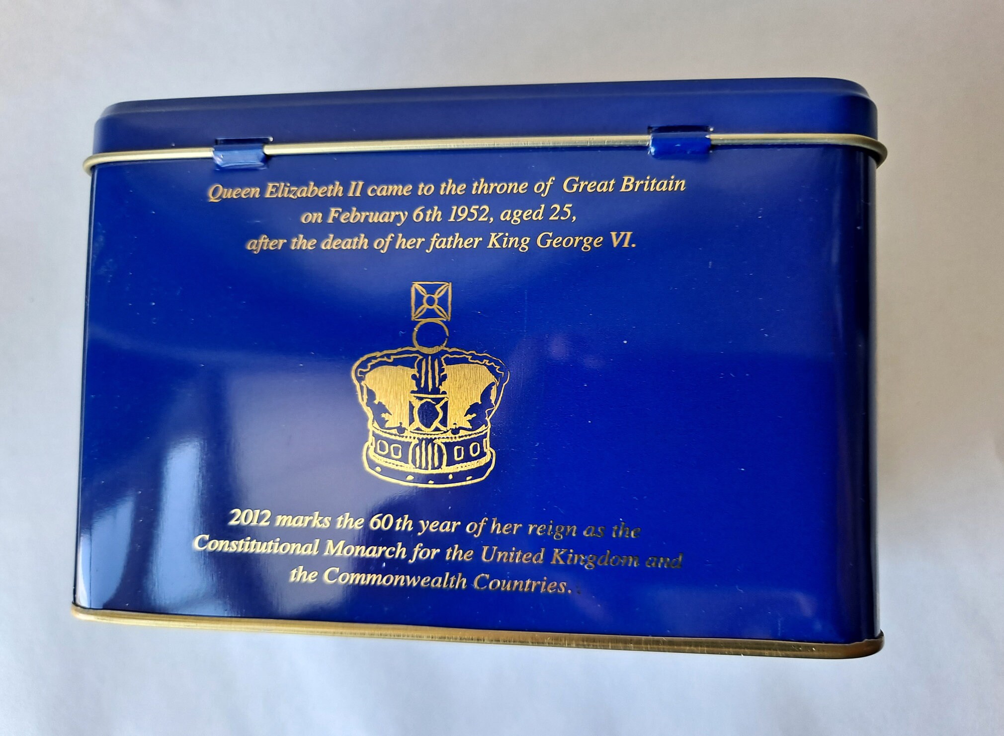 Queen Elizabeth Commemorate Diamond Jubilee Breakfast Tea Tin - Etsy