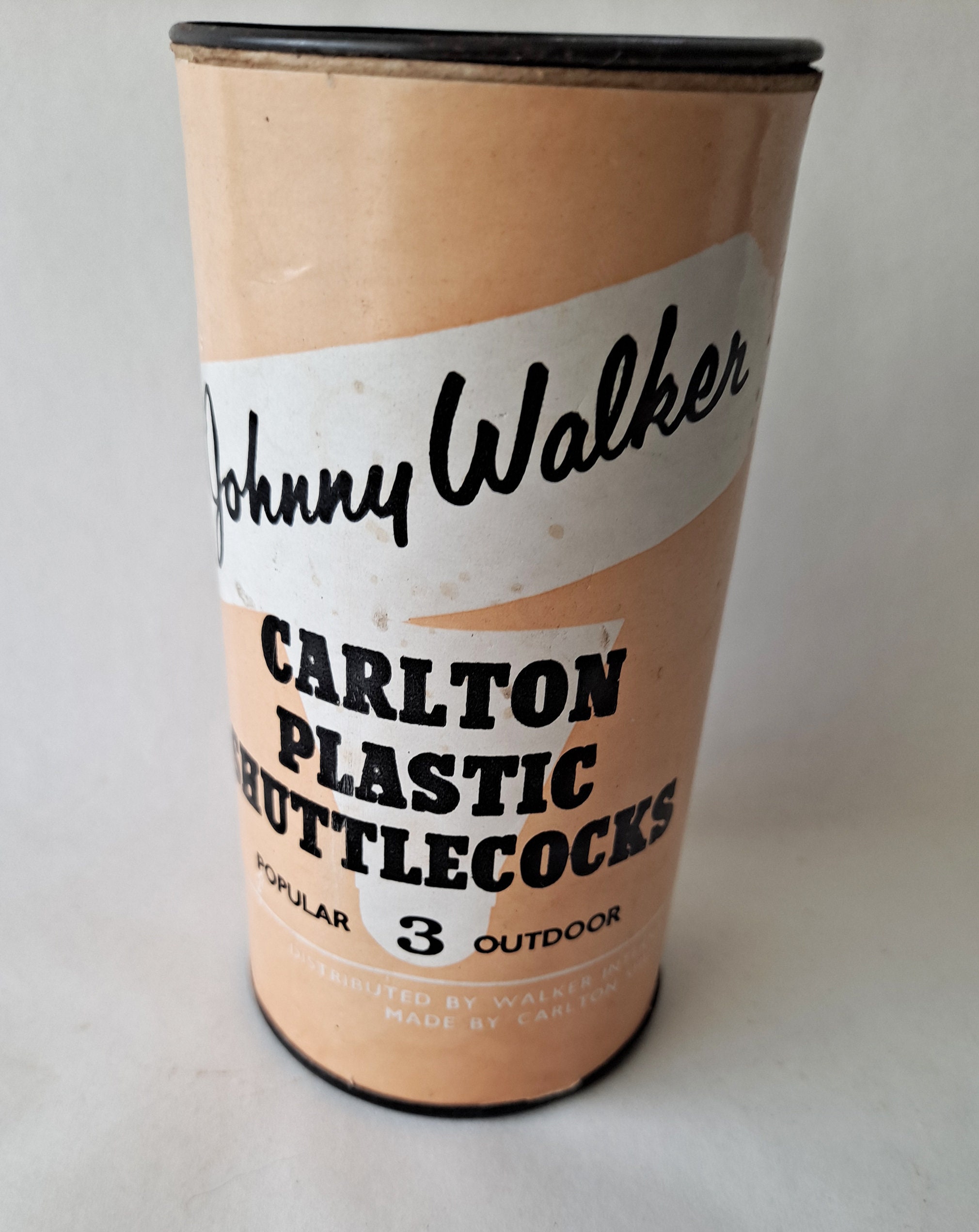 Vintage Johnny Walker Carlton Plastic Shuttlecock Can - Etsy