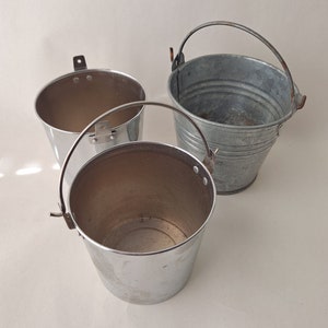 Vintage Aluminum Small Pails With Handles - Etsy