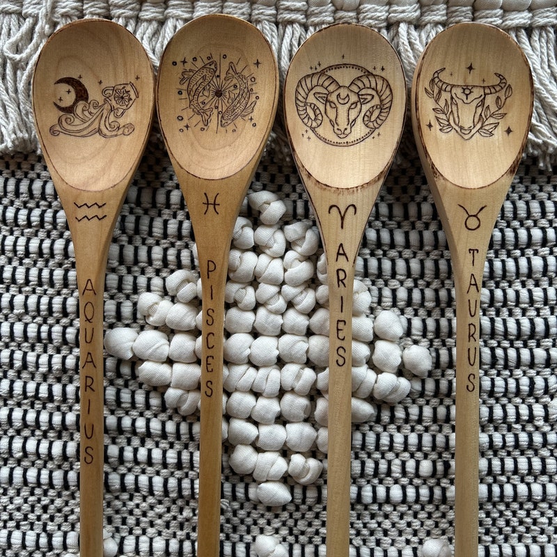 Wood Burned Spoon - Etsy