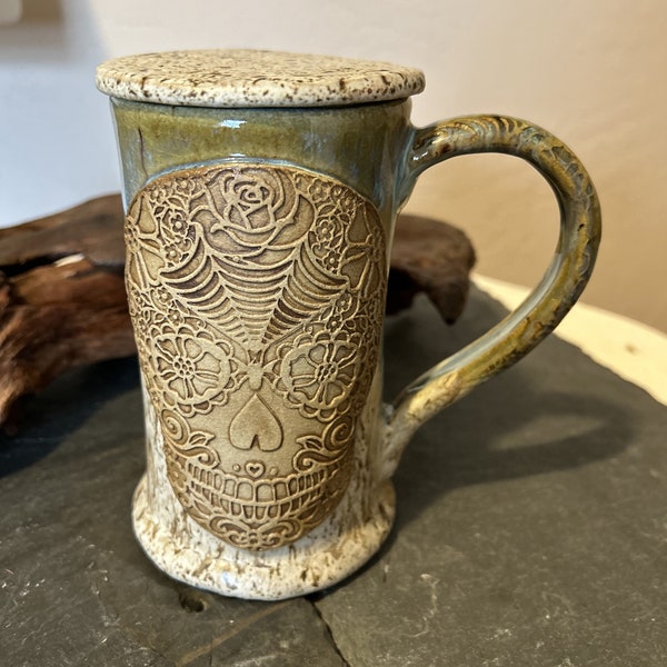 Day of the Dead Mug - Etsy