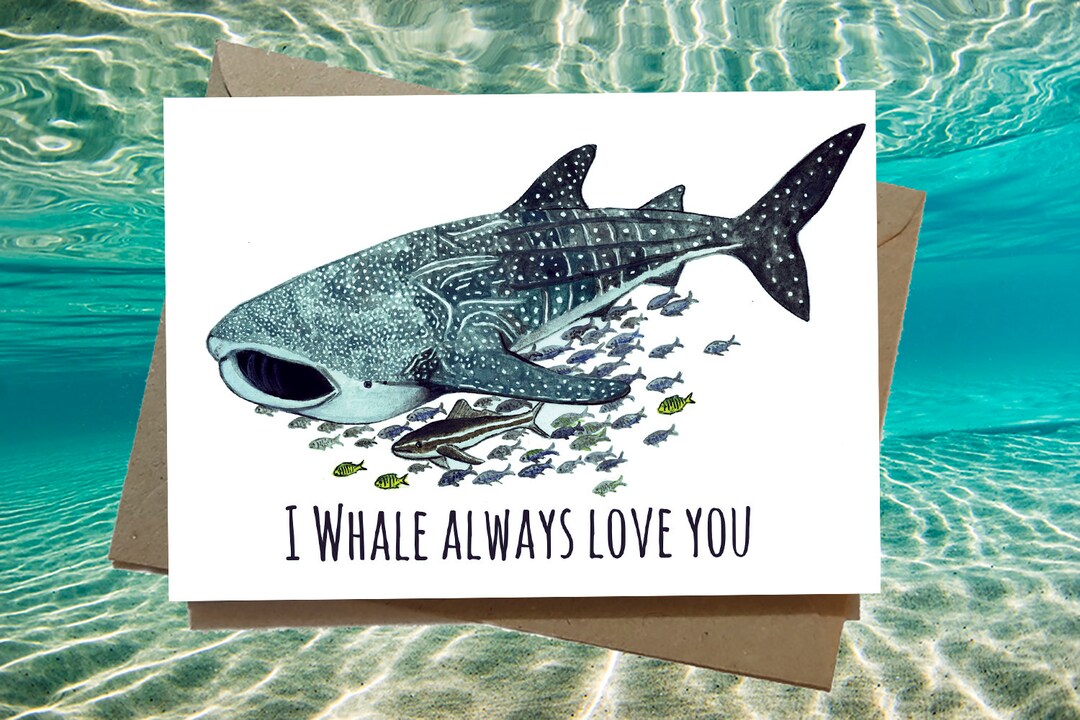 I Whale Always Love You- Greeting Card - Love Card - Anniversary Card ...