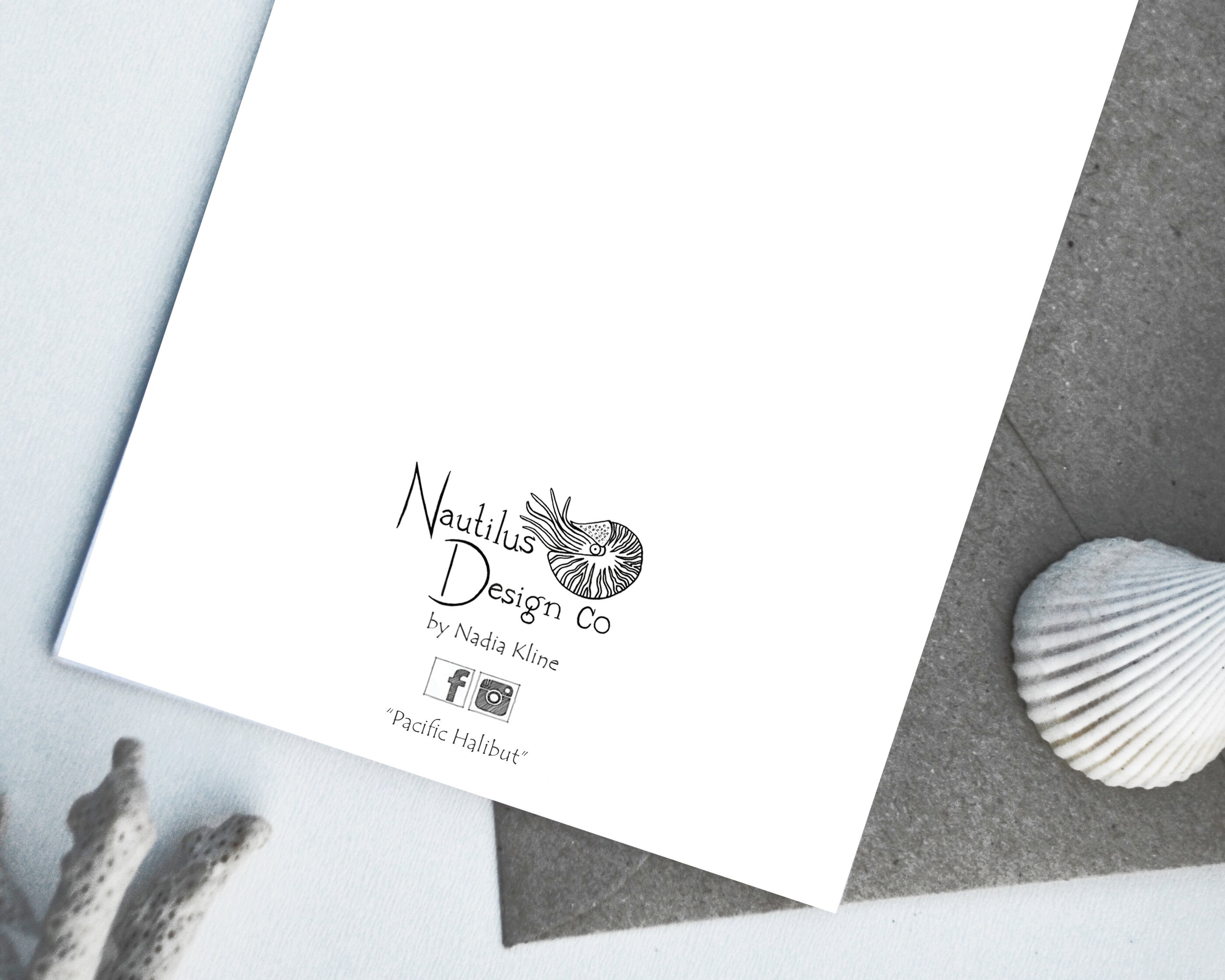 Lets Celebrate Just for the Halibut - Pacific Halibut Eco Card ...