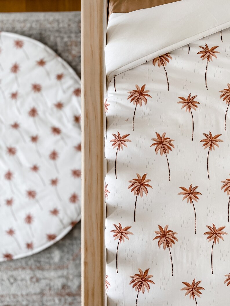 Baby Boy Cot Quilt/ Crib Quilt Blanket Palm Trees Boho - Etsy