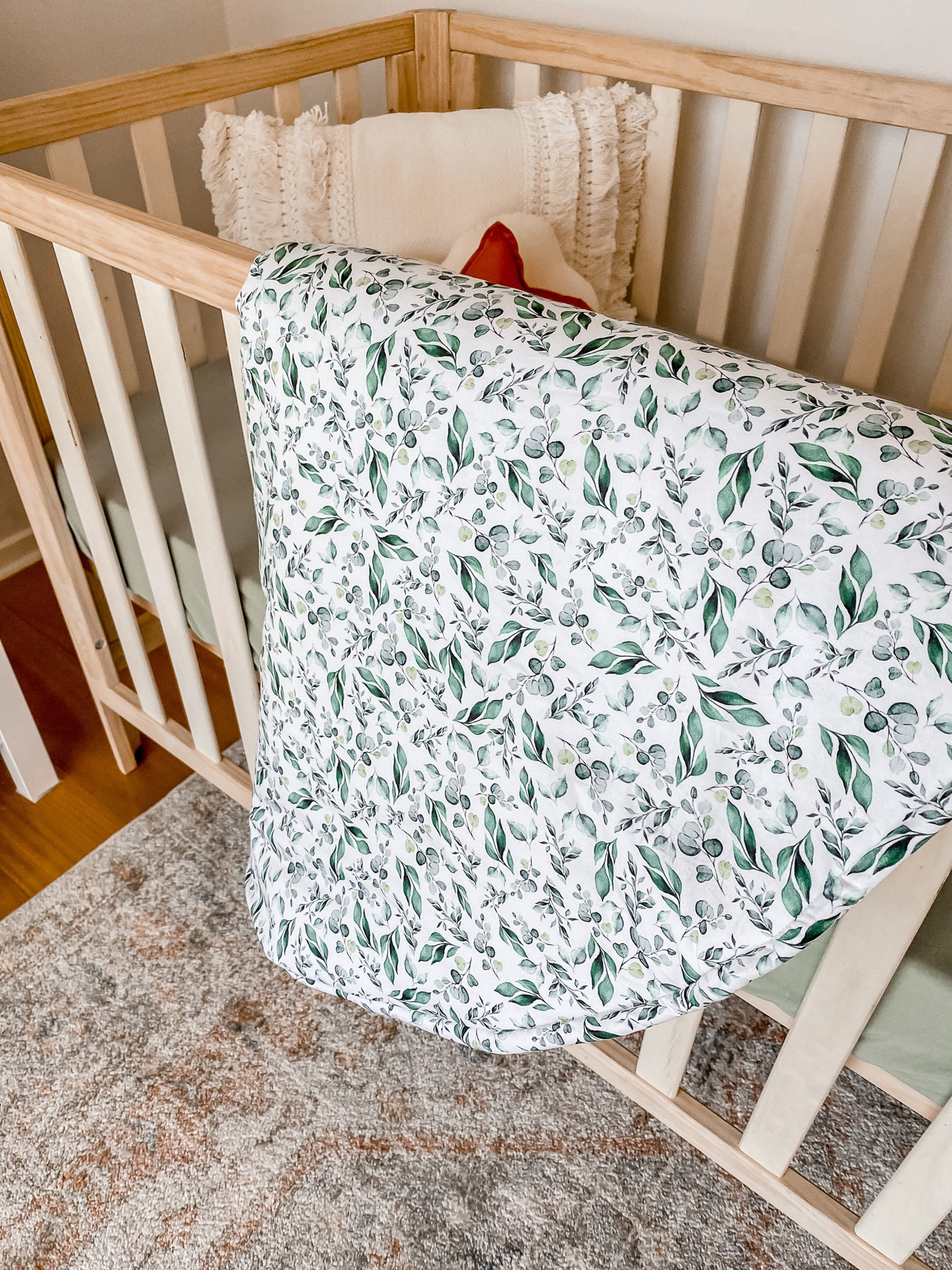 Round Playmat Tummy Time Golden Leaves Baby Nursery Throw - Etsy