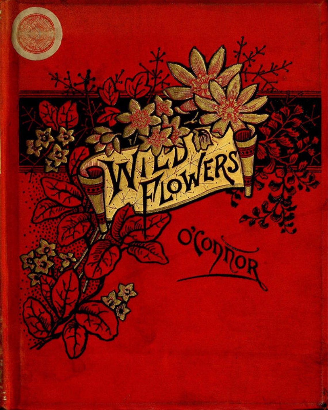 Vintage Wild Flowers Book Cover Print – Botanical Gardener Gift - Etsy