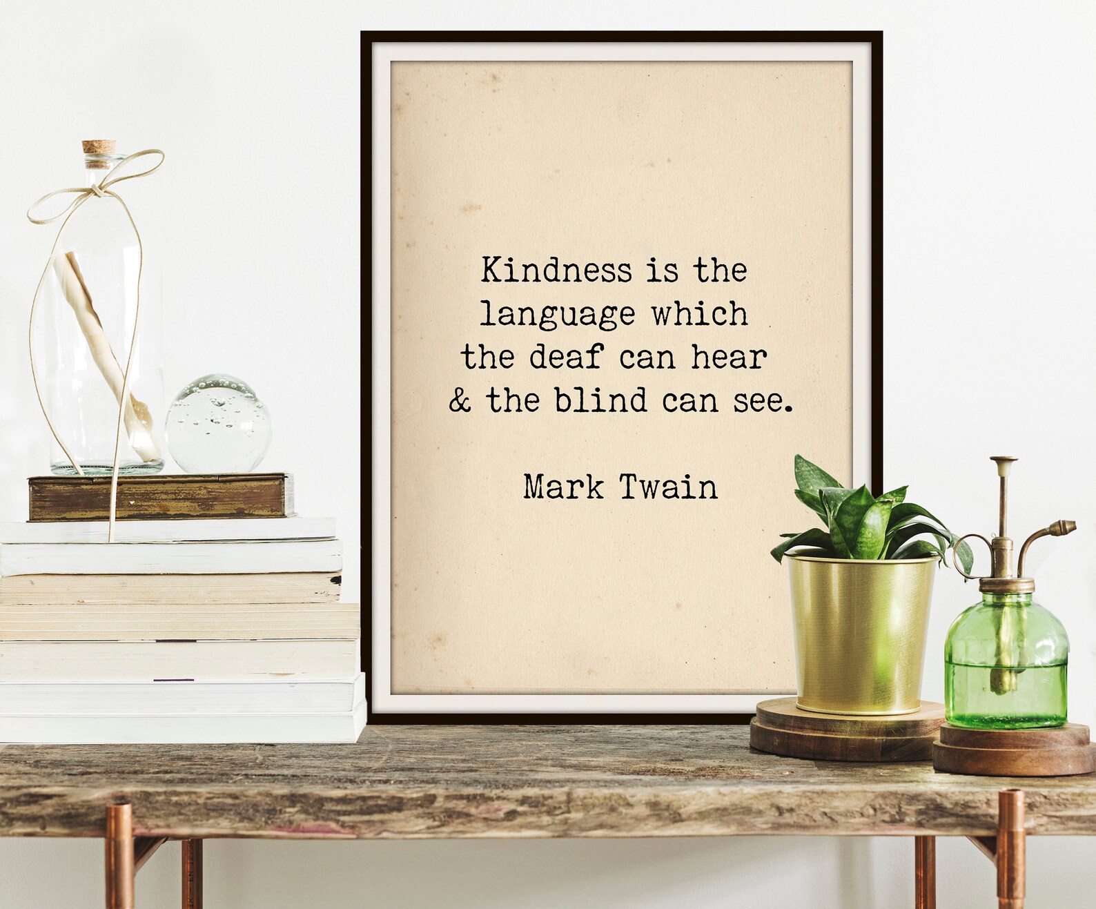 Digital Download Mark Twain Quote Kindness Quote - Etsy