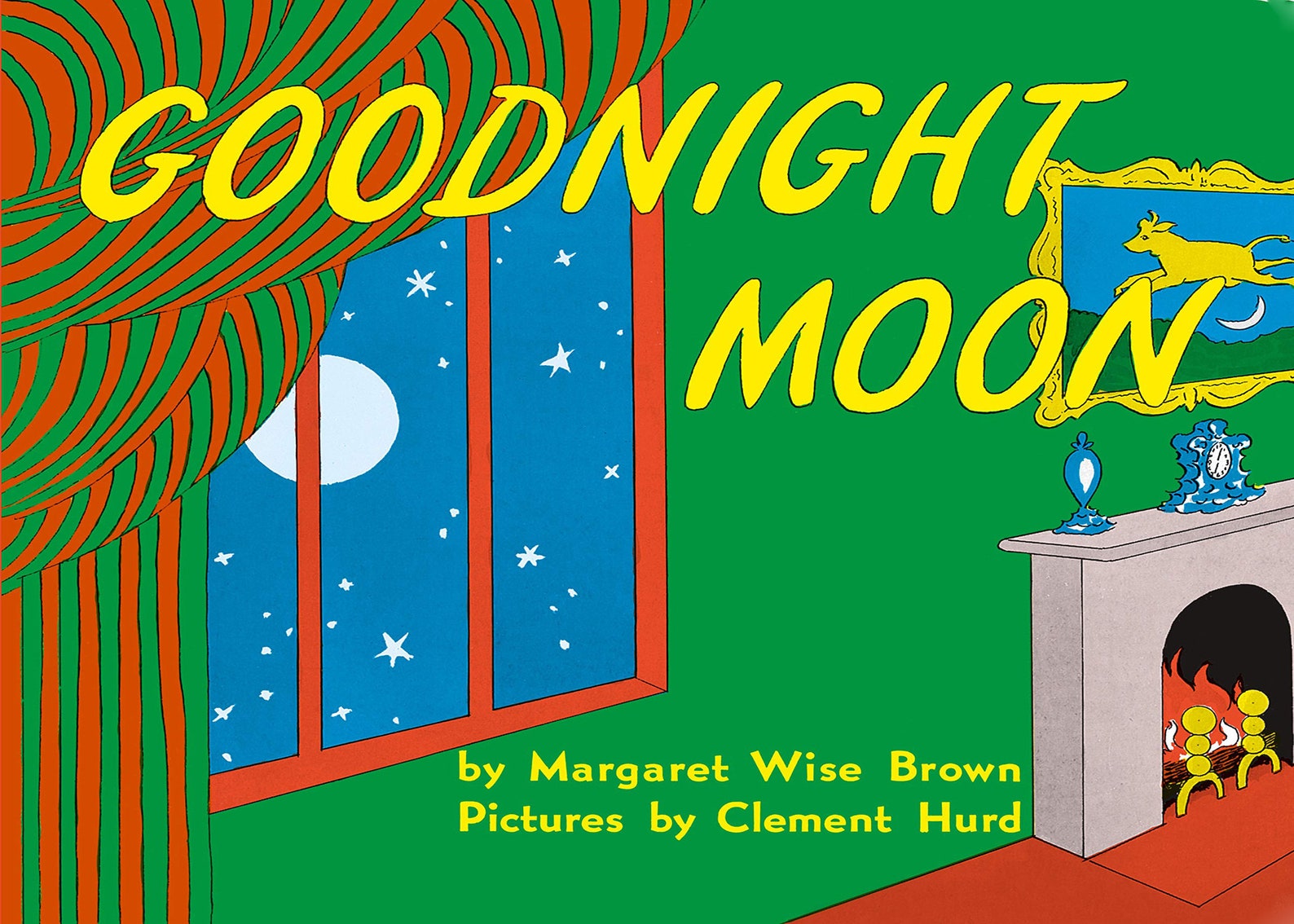 Vintage Book Cover Print goodnight Moon - Etsy