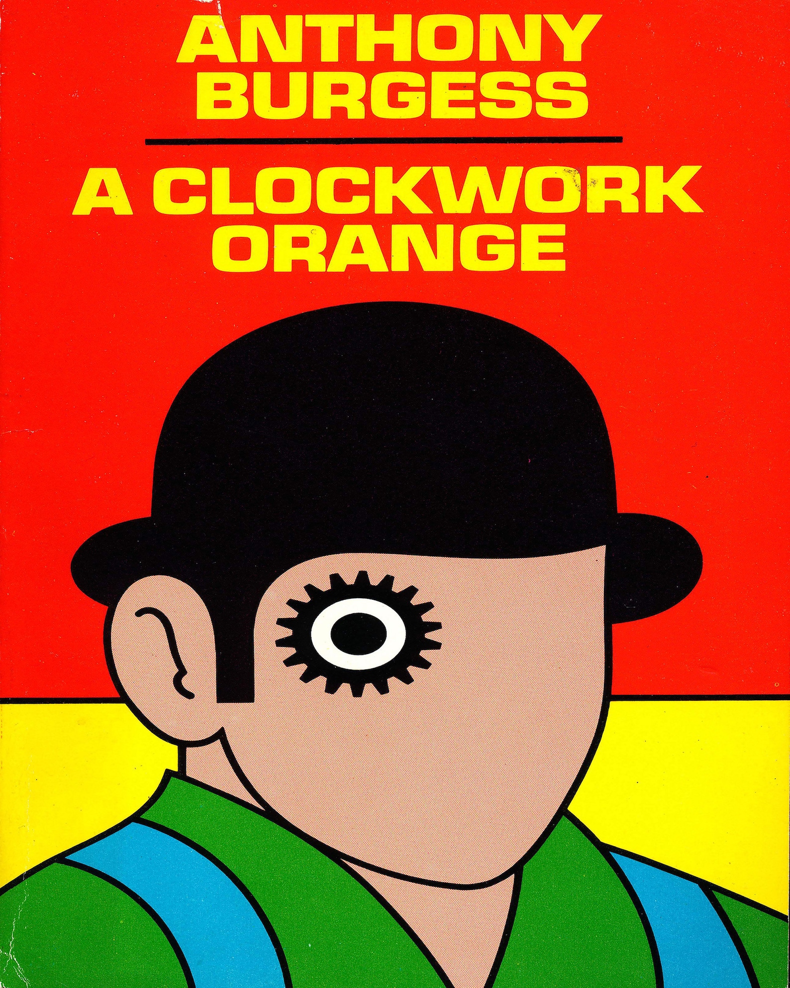 Vintage Book Cover Print "a Clockwork Orange" - Anthony Burgess - 1960s ...