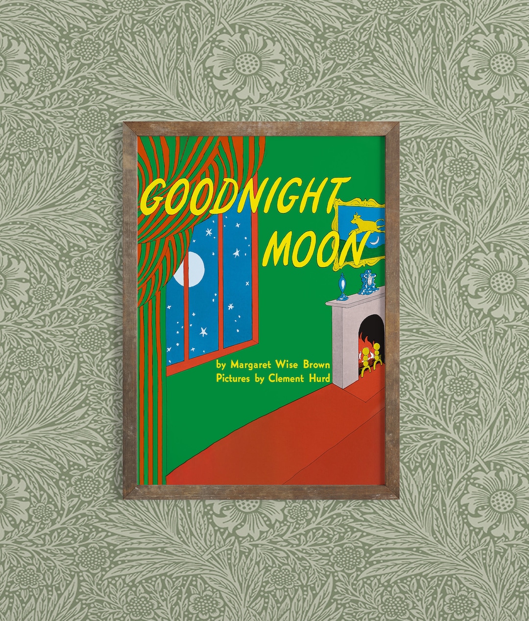 Vintage "goodnight Moon" Book Cover Print – Classic Children's ...