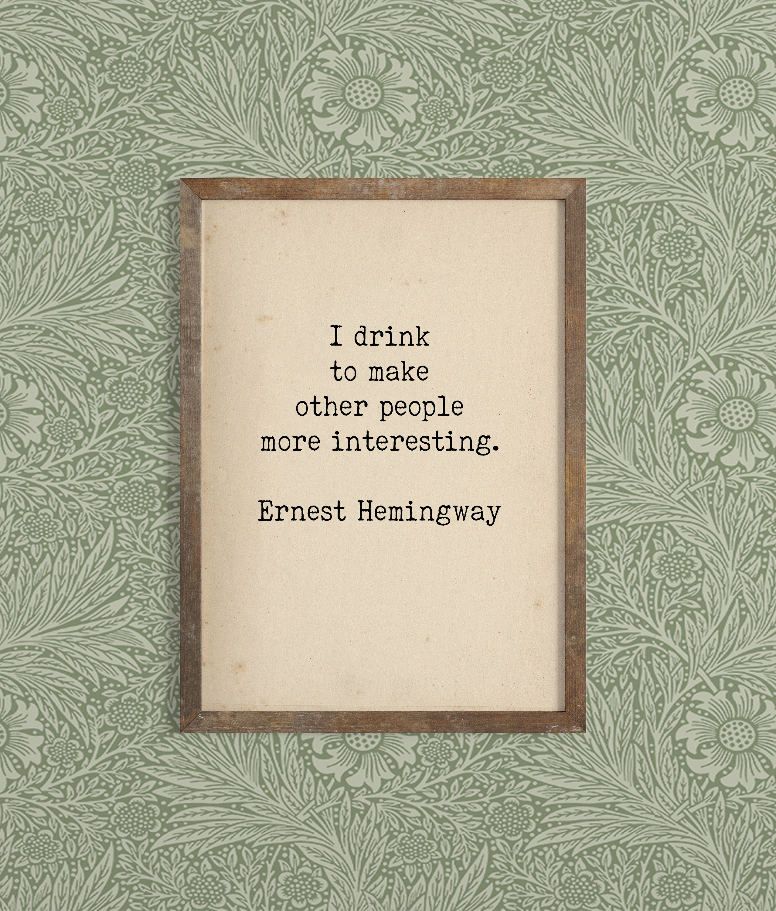 Ernest Hemingway Drinking Quotes