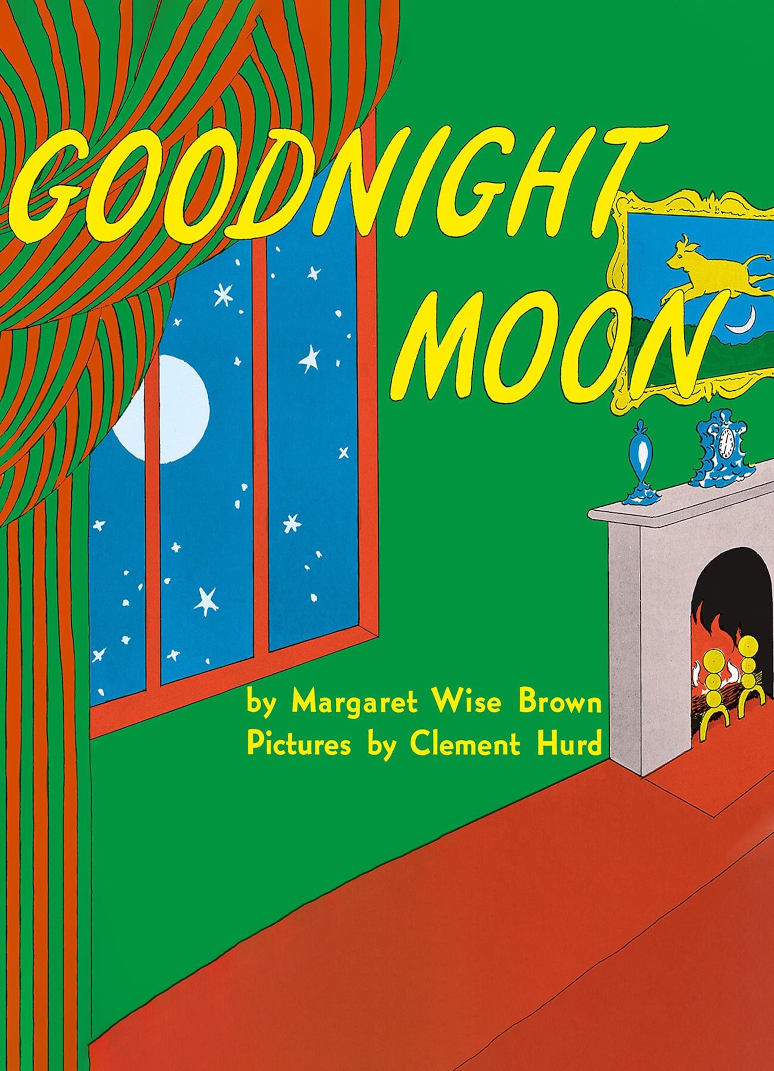 Vintage Book Cover Print "goodnight Moon" - Children's Book - Nursery ...