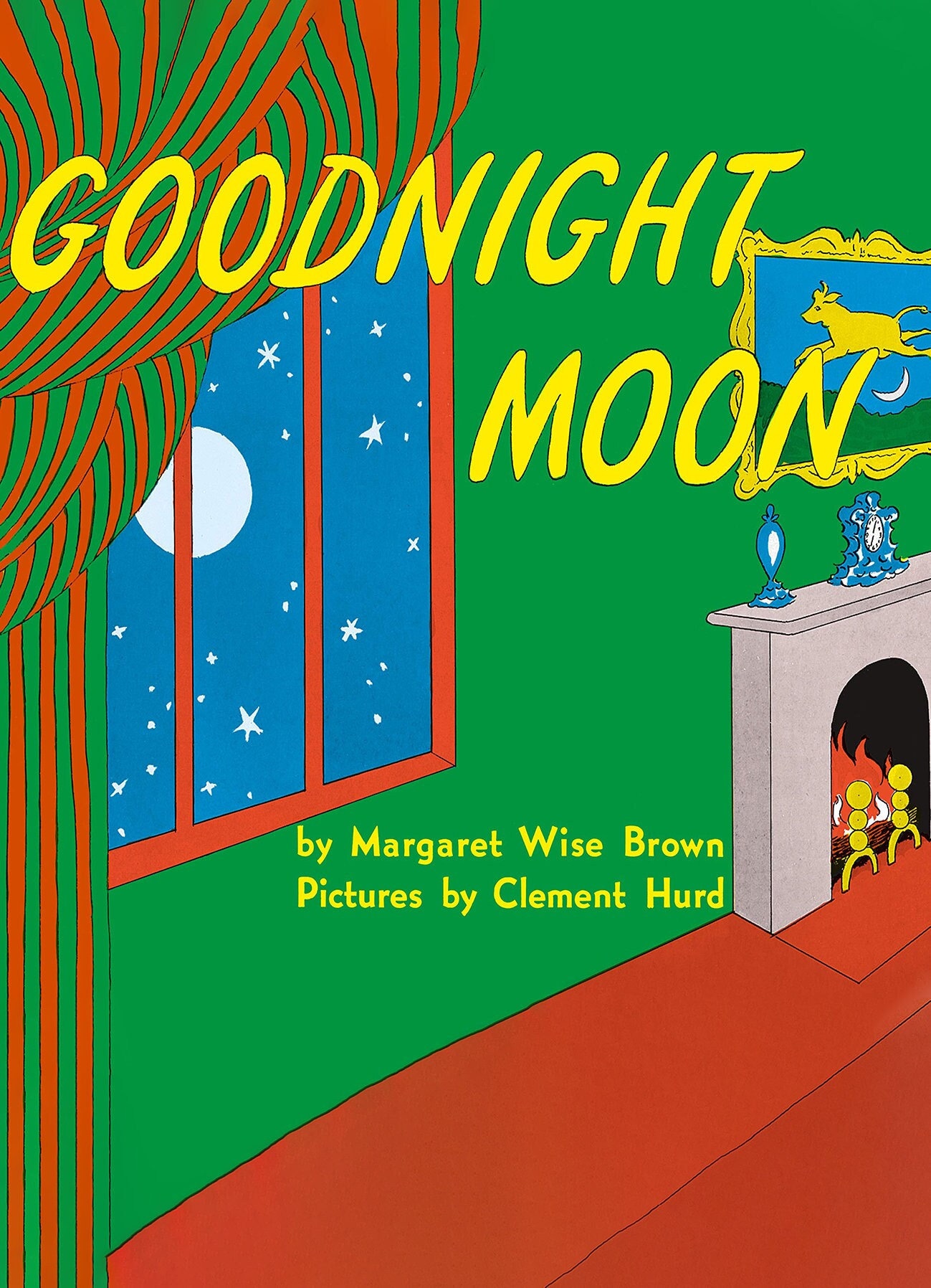 Vintage Book Cover Print "goodnight Moon" - Children's Book - Nursery ...