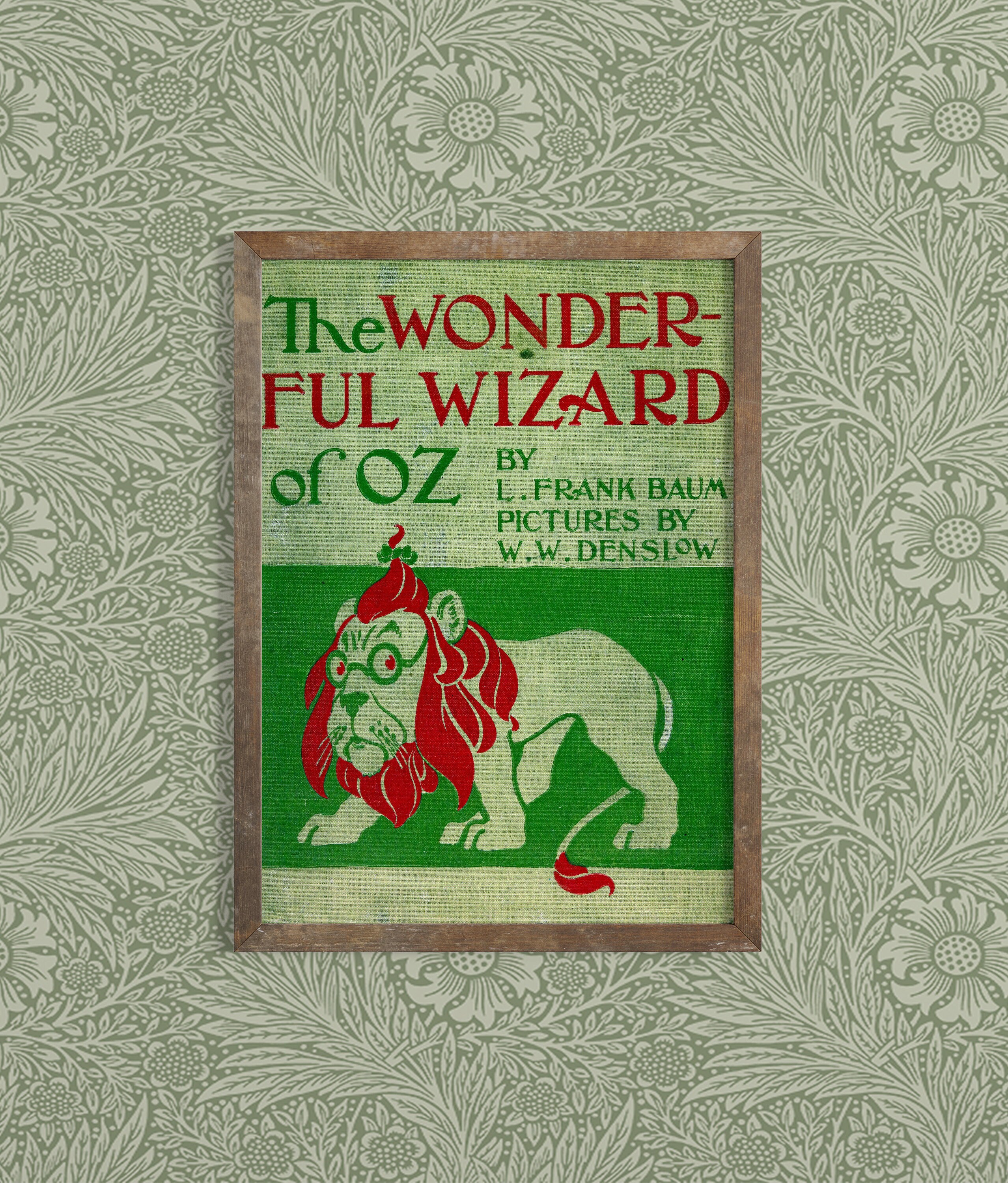 Digital Download - Vintage Book Cover Print "the Wonderful Wizard of Oz ...