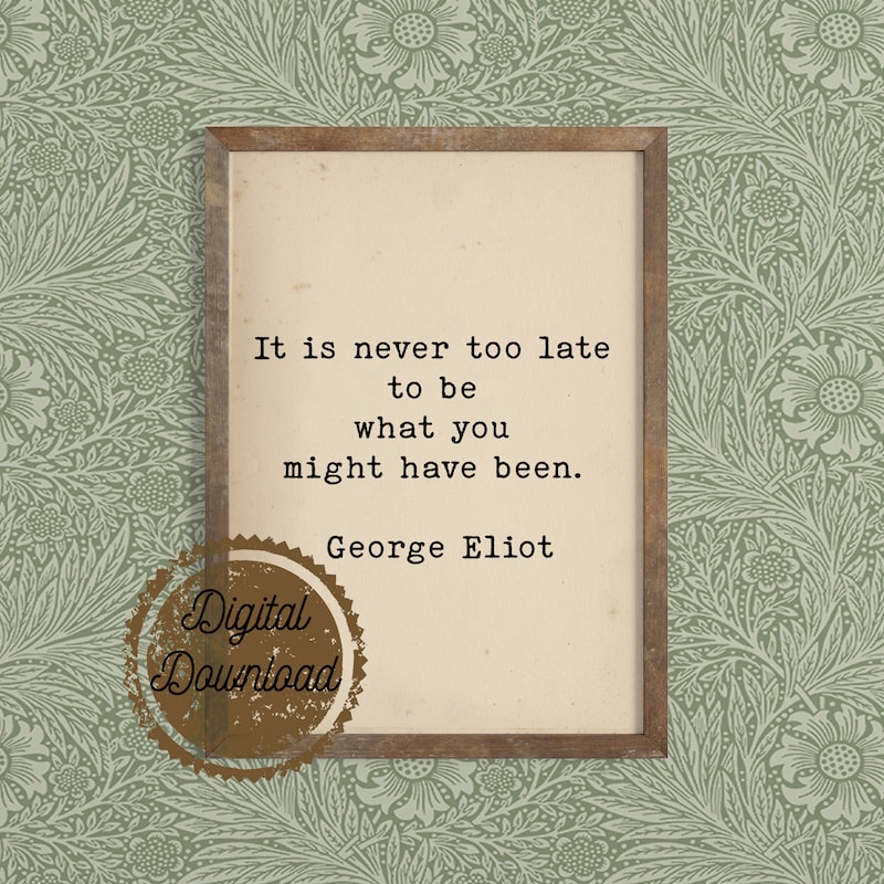Eliot Quote - Etsy