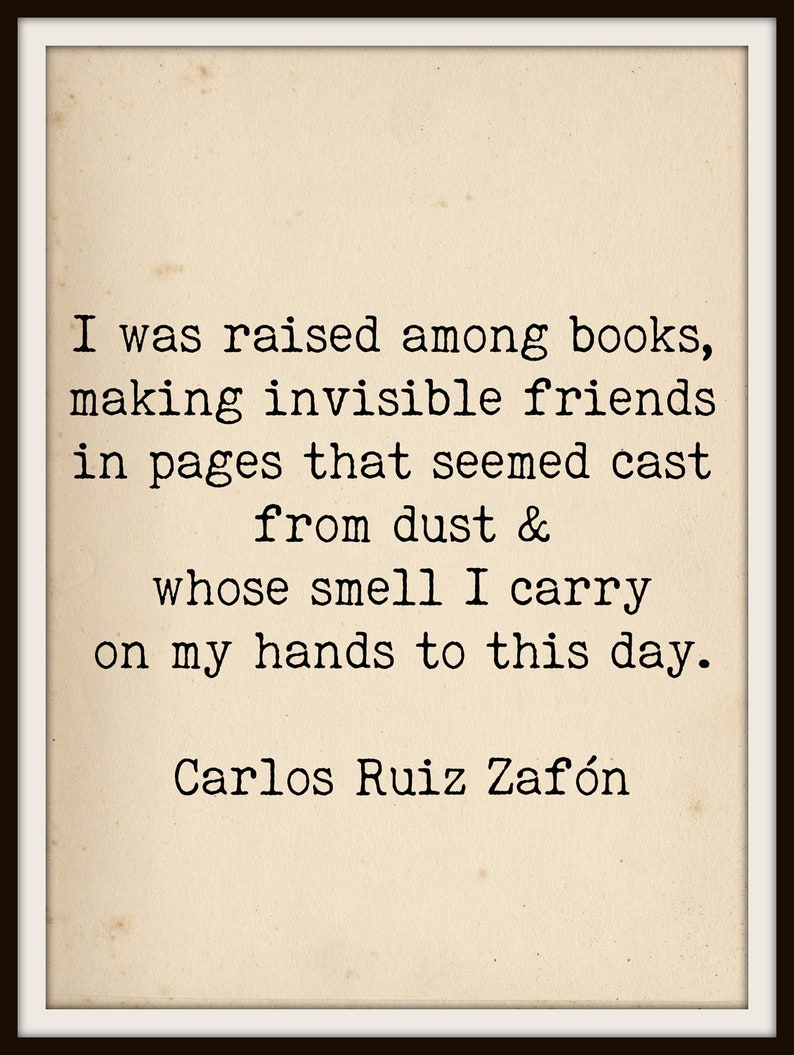 Books Quote Literary Art Print Book Lover Art Friendship - Etsy Canada