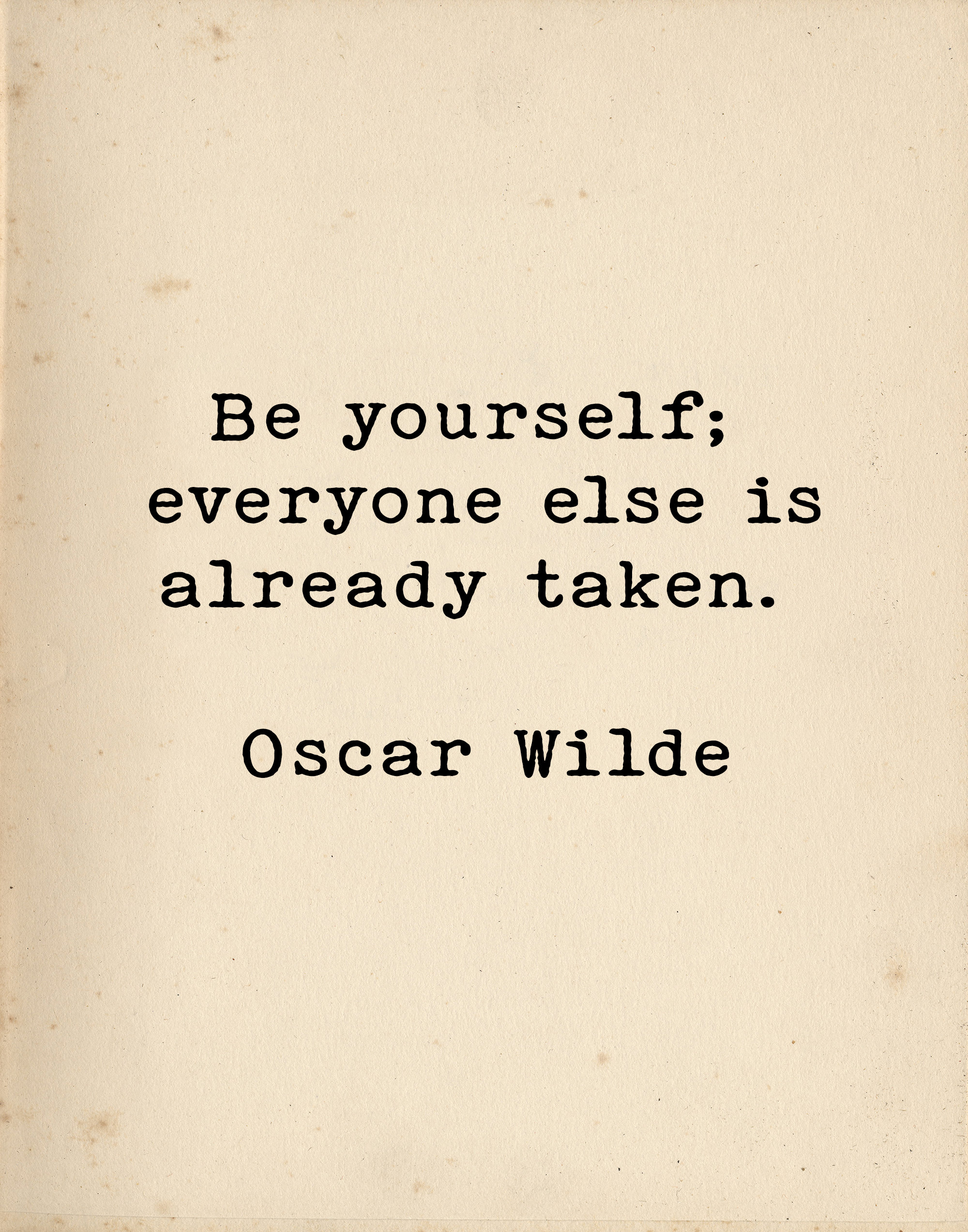 Oscar Wilde Quote Print Digital Download Book Art Bibliophile Printable ...