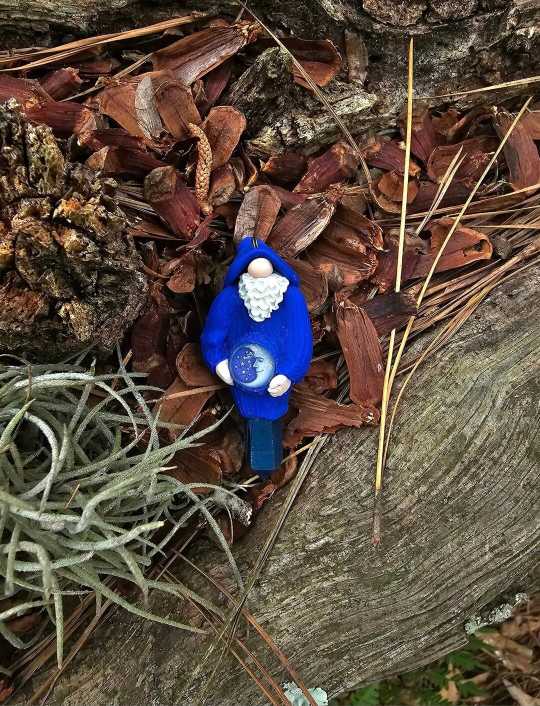 Unique Wizard Wand Pendant, Polymer Clay Crystal Pendant, Polymer Clay ...