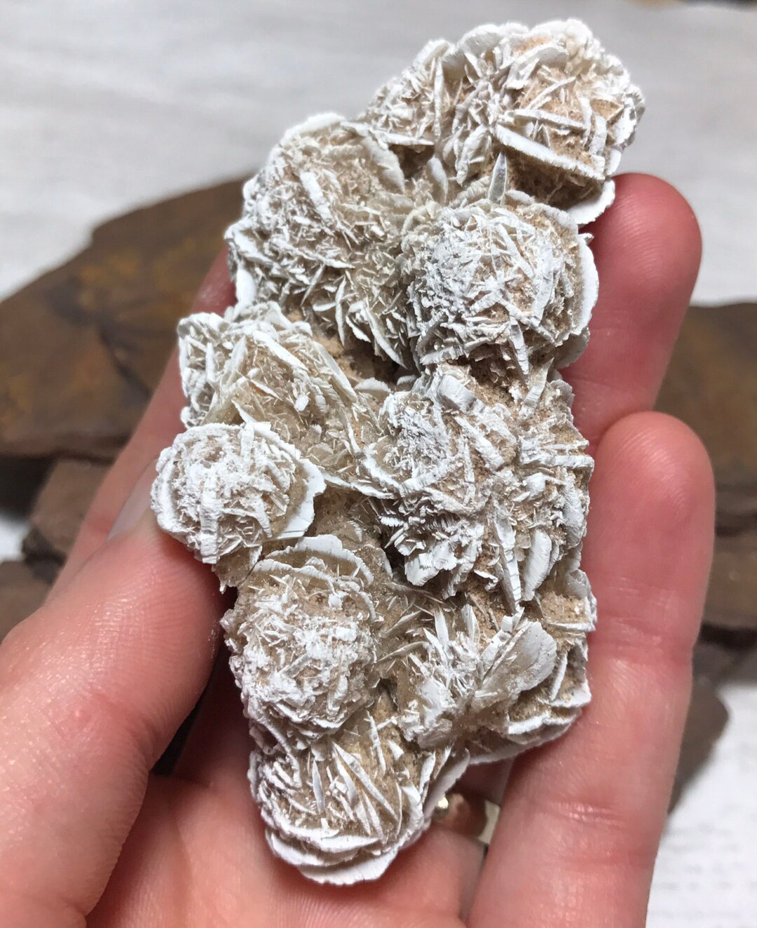 Selenite Rose Cluster, Selenite Roses, Natural Selenite Flower Cluster ...