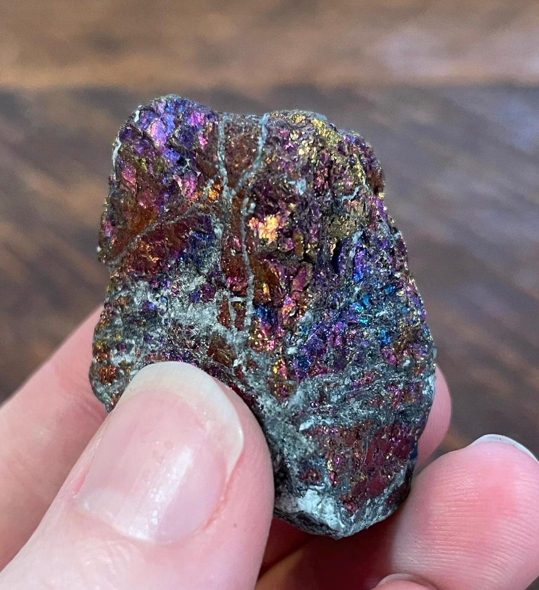 Peacock Ore, Iridescent Chalcopyrite, Chalcopyrite From Mexico, MPC3 - Etsy