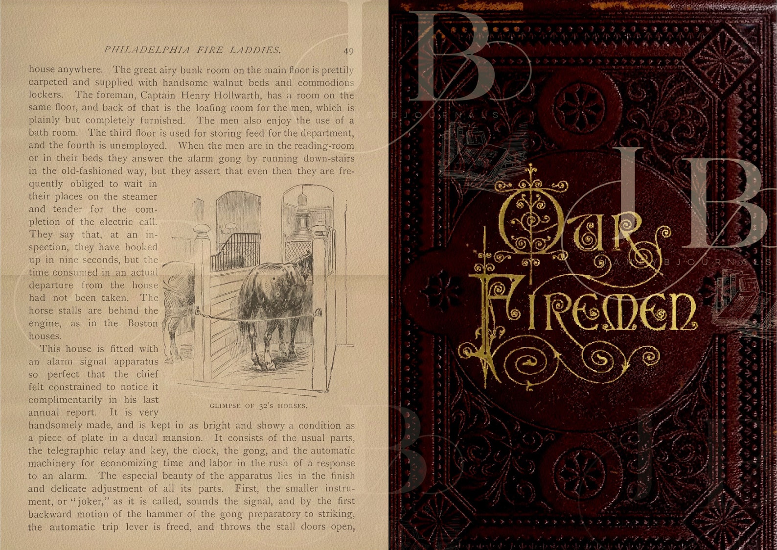 The Firefighters Journal a Printable Junk Journal Kit - Etsy