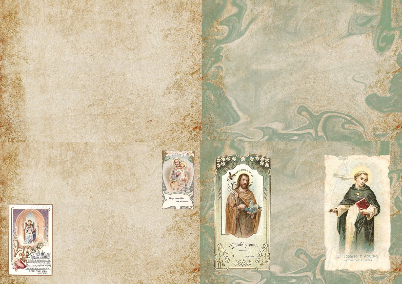 Junk Journal Catholic Prayer Journal Printable Kit Feature - Etsy