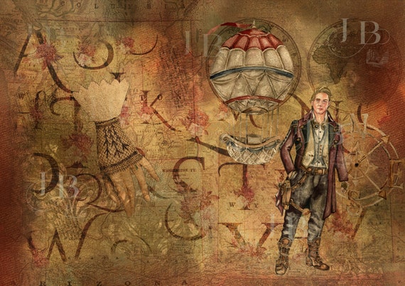 The Time Traveller a Stunning Printable Junk Journal Kit - Etsy