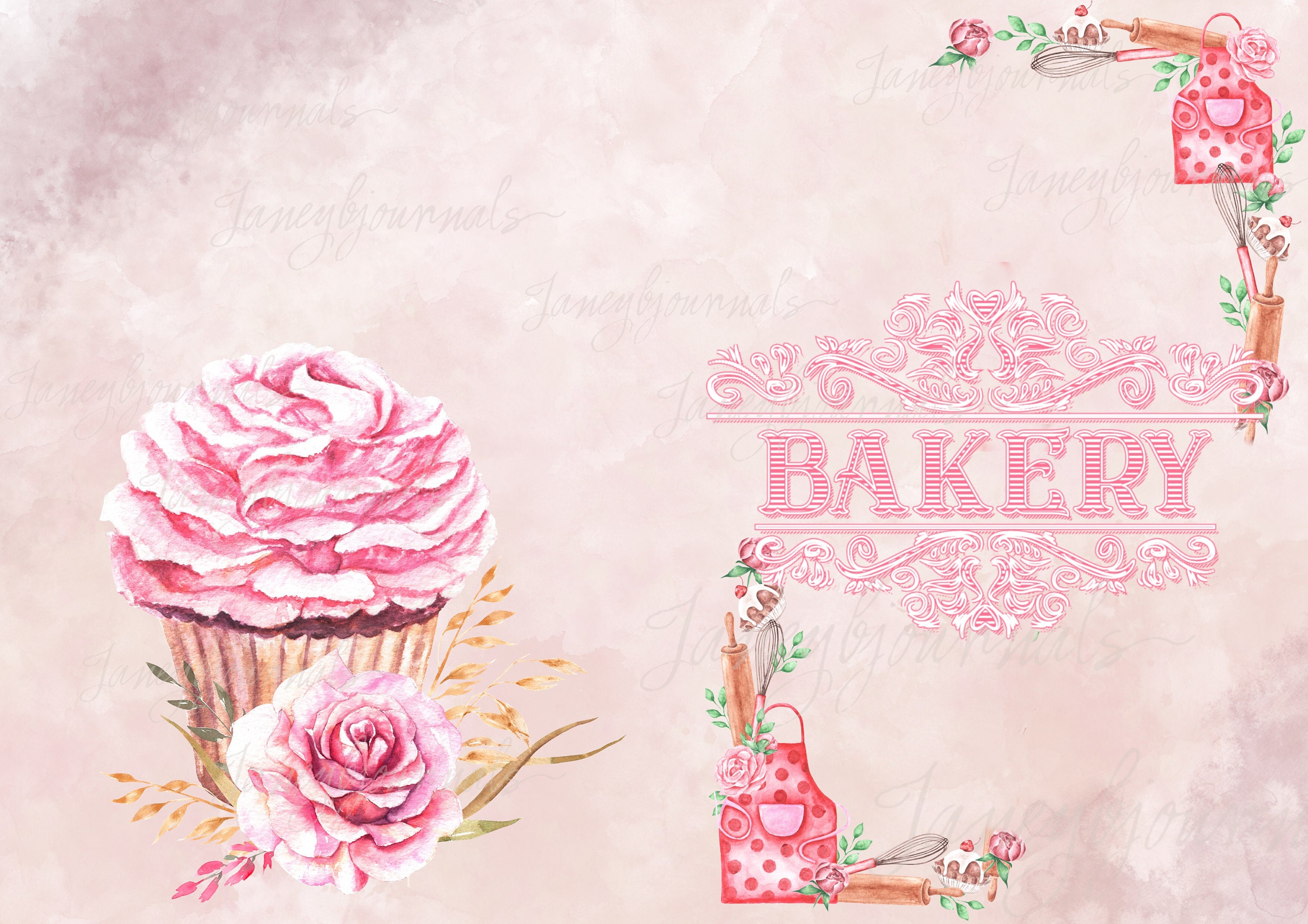 Bake Off A Baking Themed Junk Journal Printable Kit 32 Pages - Etsy