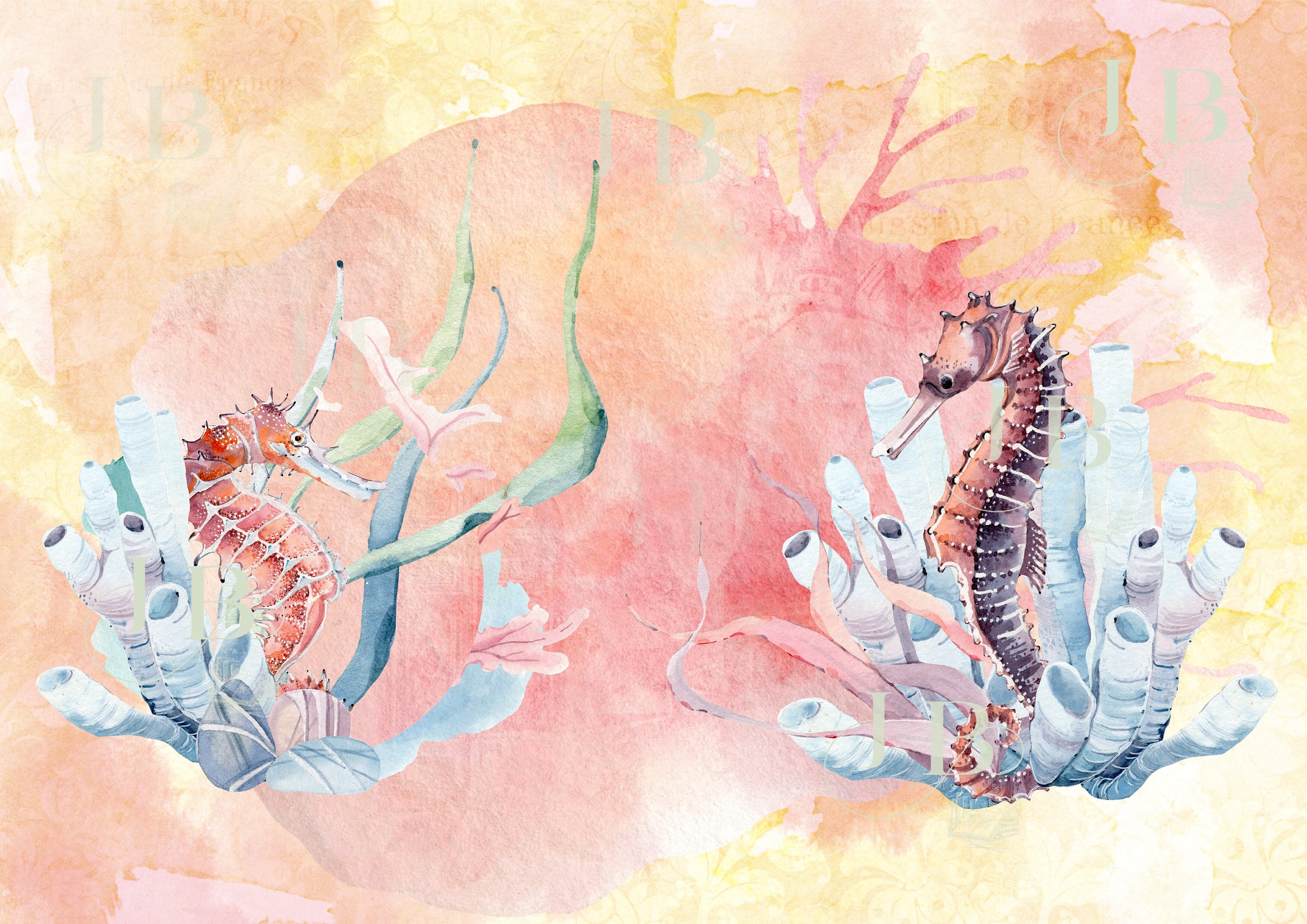 Seaglass a Beautiful Ocean Themed Junk Journal Kit to Print - Etsy